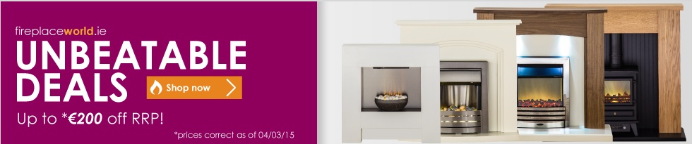 Fireplace World | Gas & Electric Fires and Fireplaces | Huge Discounts
