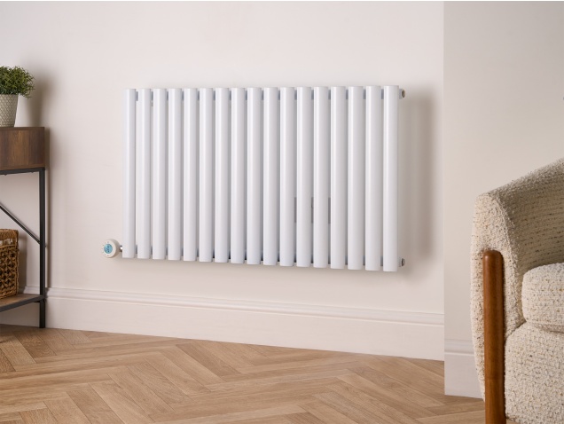Eden Teppra 1200W Electric Column Radiator in White with Smart WiFi ...