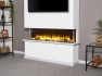 Adam Sahara Electric Inset Media Wall Fire with Remote Control, 51 Inch ...