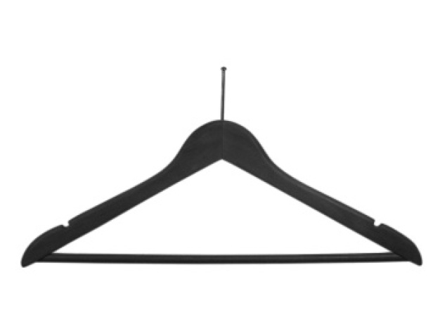 Corby Chelsea Guest Hanger in Black with Security Pin | Corby Of Windsor