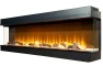Adam Sahara Electric Inset Media Wall Fire with Remote Control, 42 Inch ...