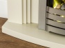Adam Truro Fireplace in Cream with Helios Electric Fire in Brushed ...