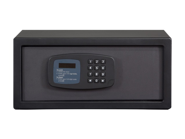 Digital Compact Safe (Whitehall / SFE0004) in Black | Corby Of Windsor