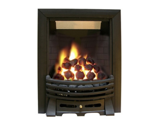 Ekofires EKO 3030 Coal Gas Fire (Black/Black Elysee) | Fireplace World