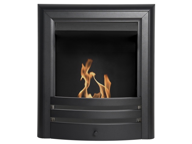 Acantha Vela Bio Ethanol Fire in Matte Black | Fireplace World