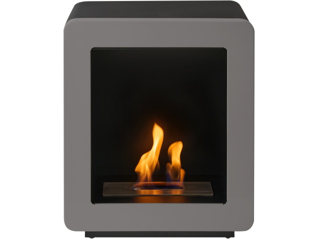 Adam Mira Bio Ethanol Stove in Grey | Fireplace World