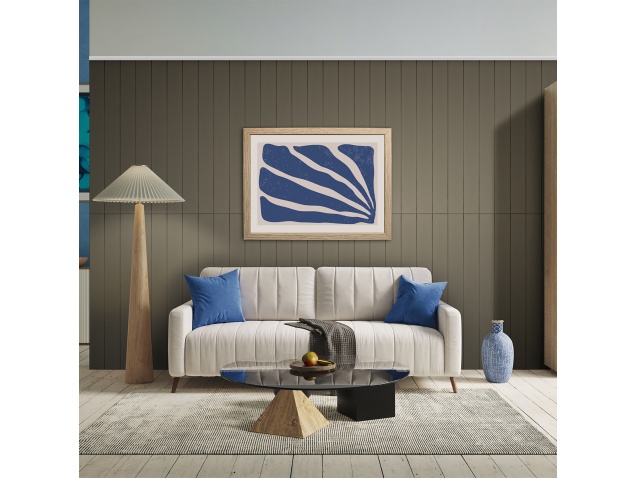 Fuse Wide Tongue & Groove MDF Wall Panel, 1.2m x 0.6m, 4 Pack ...